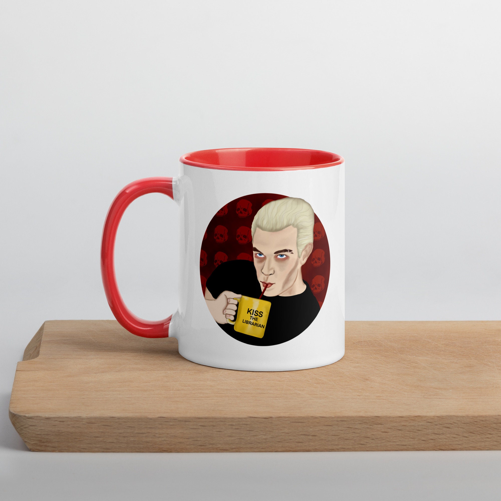 Buffy the Vampire Slayer Spike Mug With Color Inside: Kiss the ...