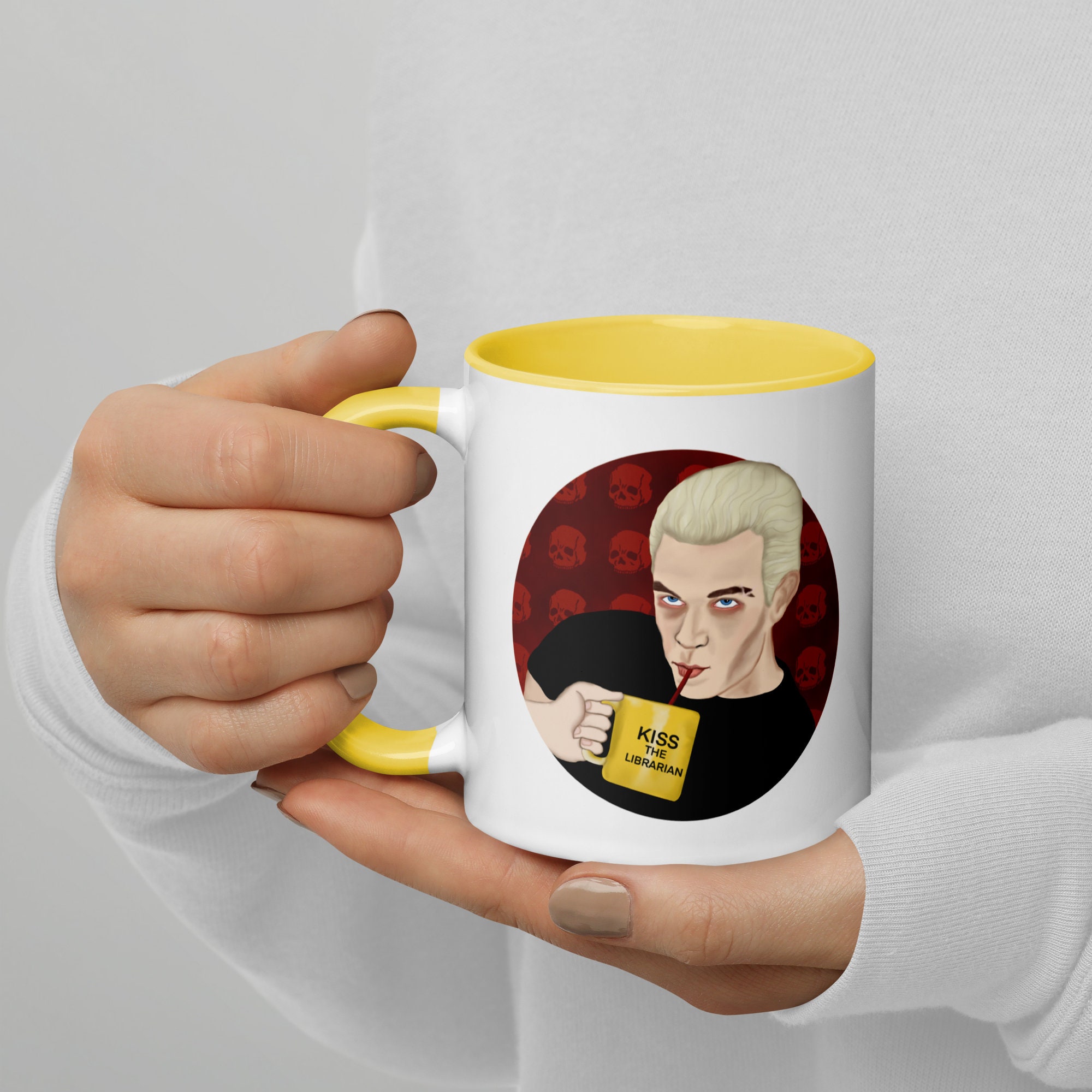 Buffy the Vampire Slayer Spike Mug With Color Inside: Kiss the ...