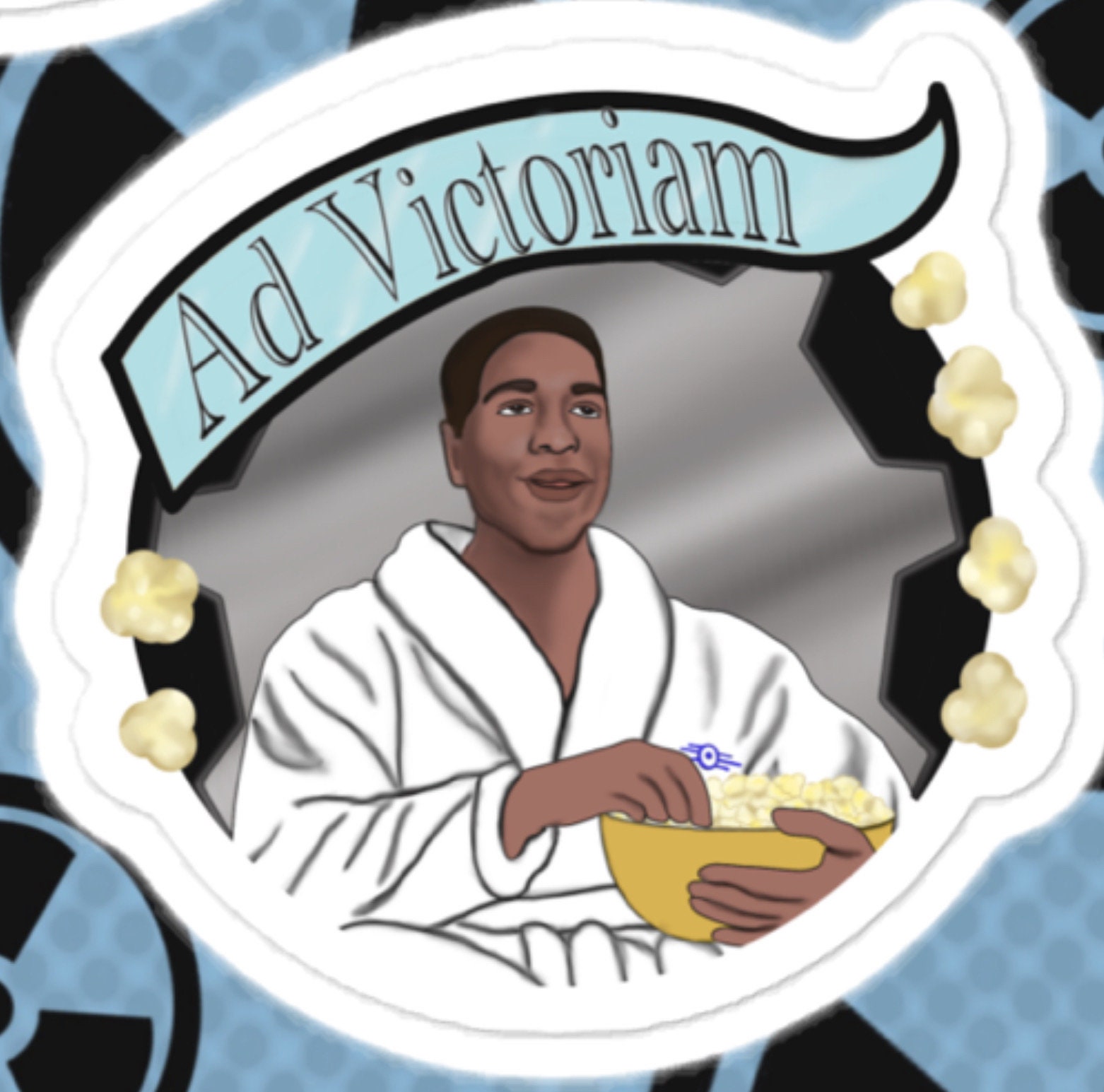 Fallout TV Show Fan Art Kiss Cut Sticker Sheet: Lucy Okie Dokie, the ...