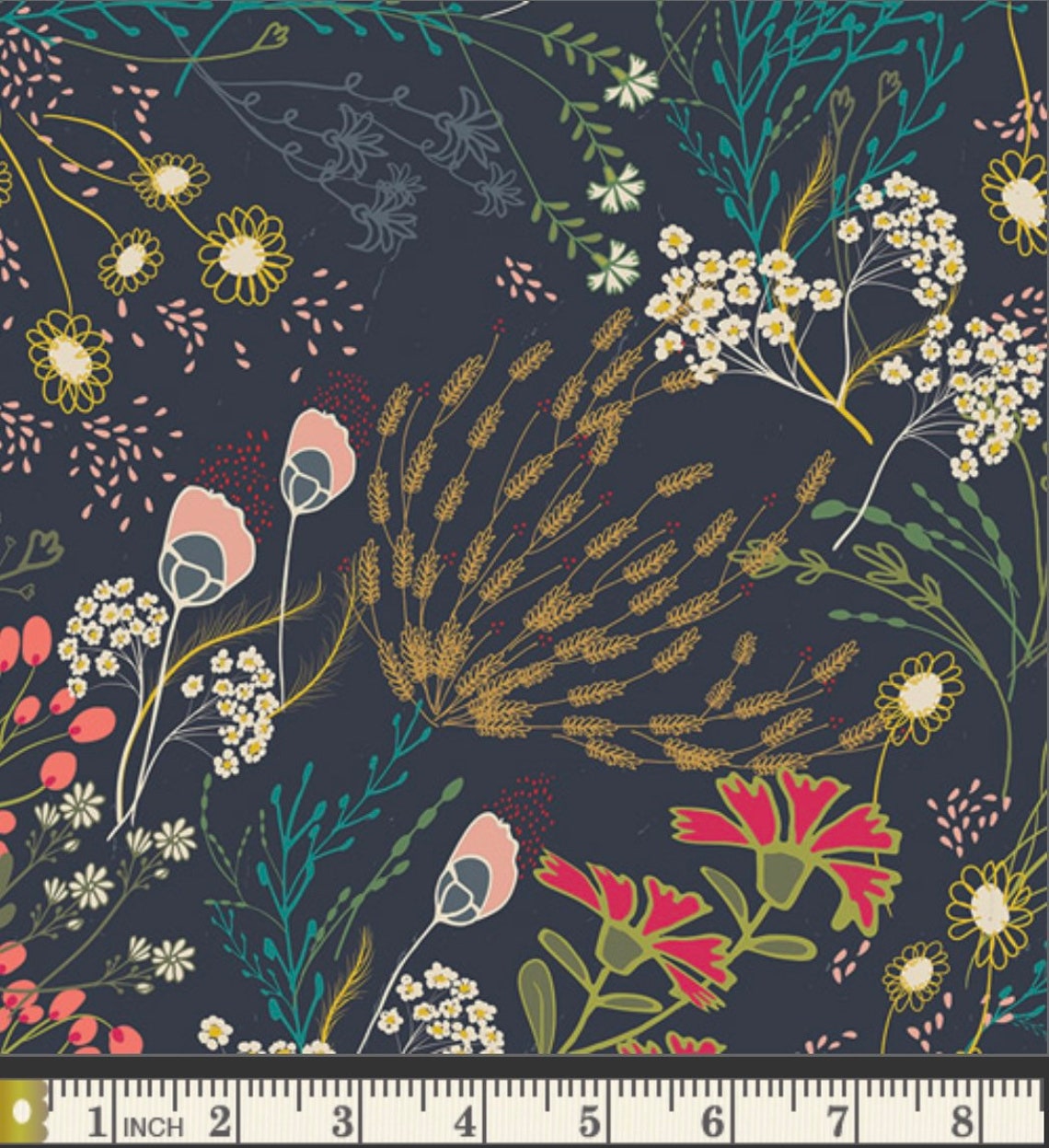 Meadow Dim - Indie Folk by Pat Bravo - Art Gallery Fabrics - 100% ...