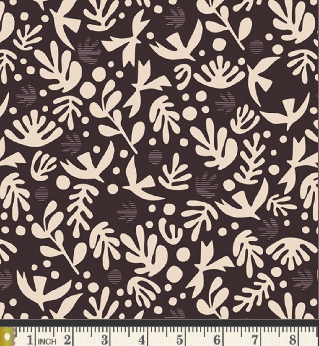 Boho Birds Truffle - Duval Collection by Suzy Quilts - Art Gallery ...