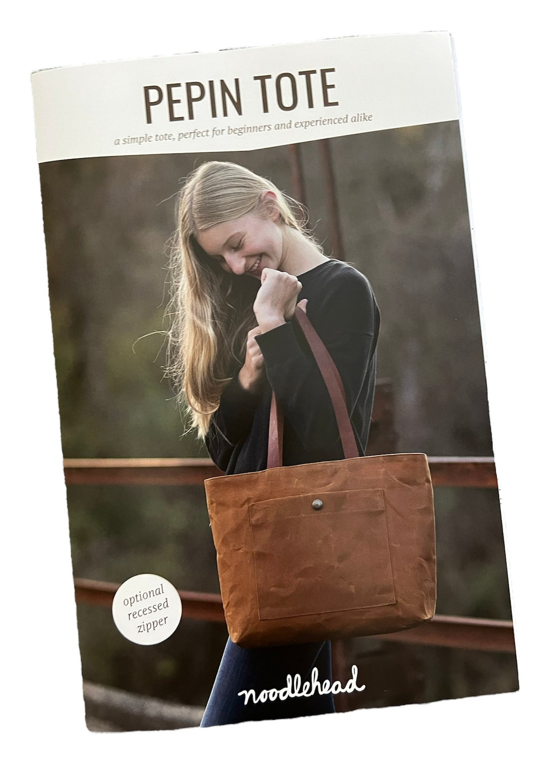 Pepin Tote Pattern by Noodlehead - Etsy