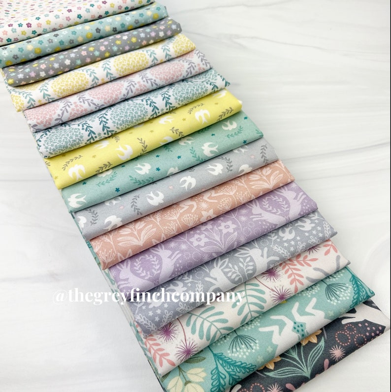 Spring Garlands in Yellow and Teal Spring Hare Reloved - Etsy