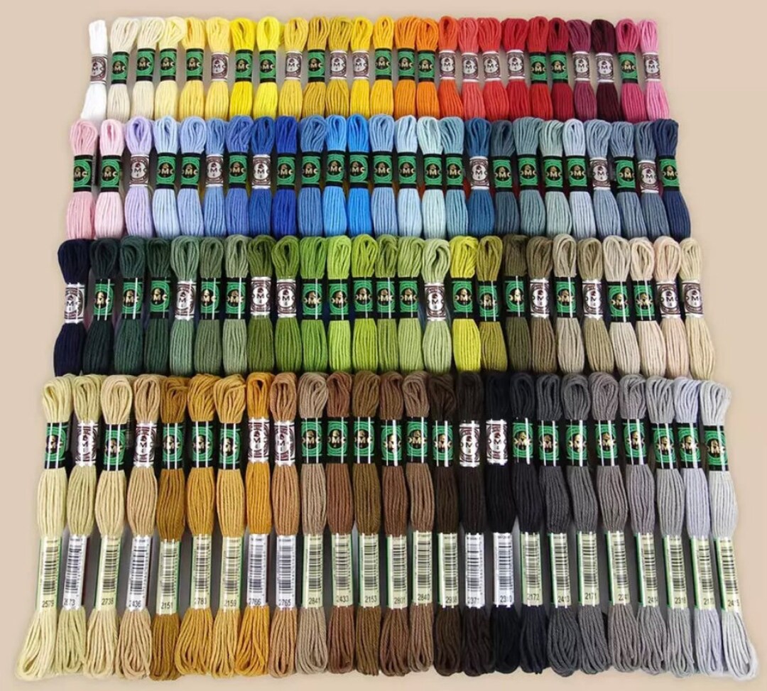 DMC Blanc Embroidery Floss, White Ecru Thread, 8.7 Yard Skein - Etsy