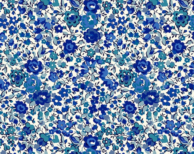 Emma and Georgina - Dark Blue - Tana Lawn - Liberty of London Fabrics ...