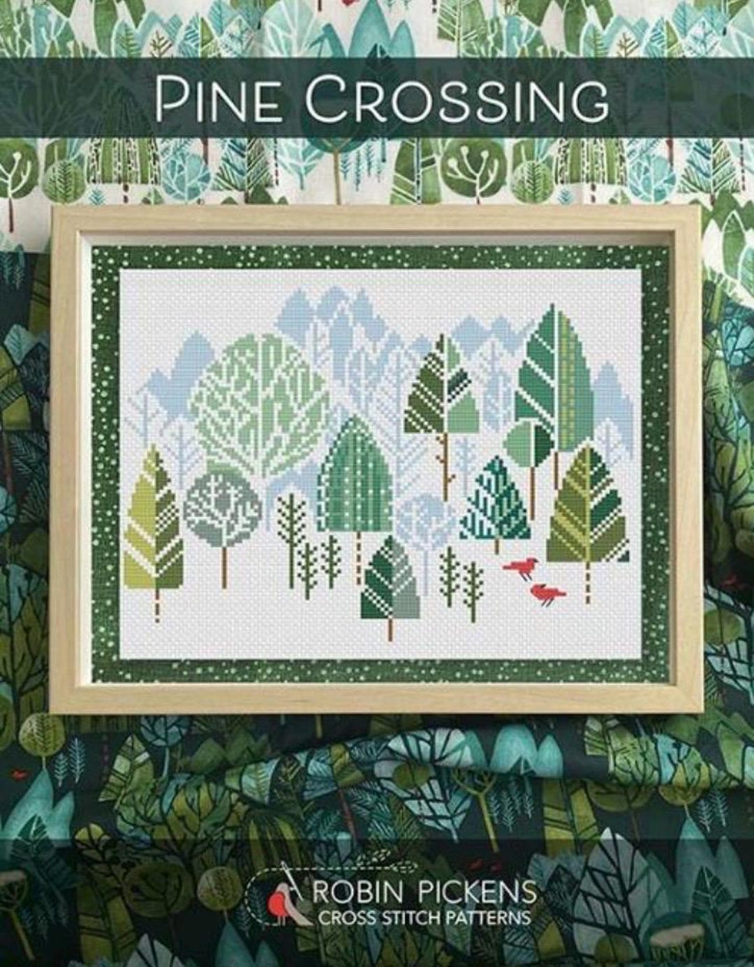 Pine Crossing - Cross Stitch Pattern by Robin Pickins - Etsy
