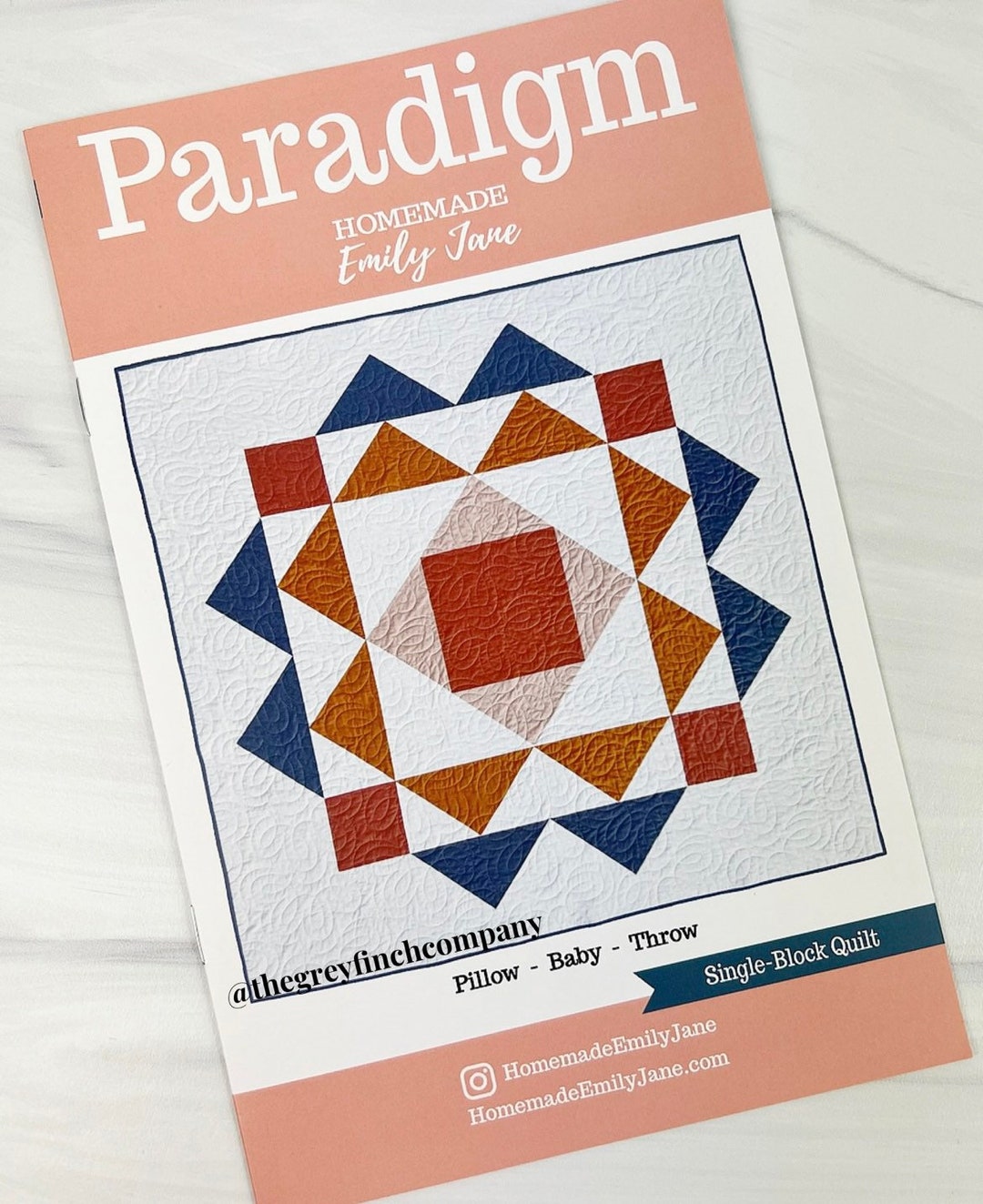 Paradigm Quilt Pattern by Homemade Emily Jane - Etsy