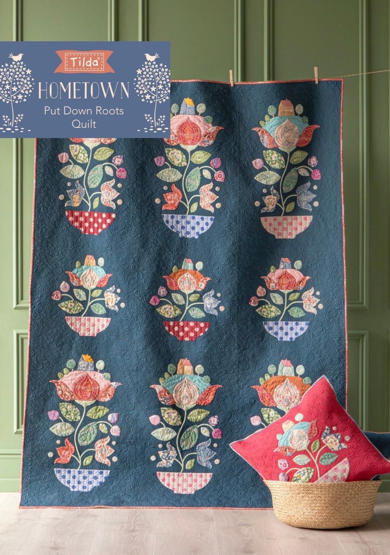 Put Down Roots Quilt Kit Tilda - Etsy