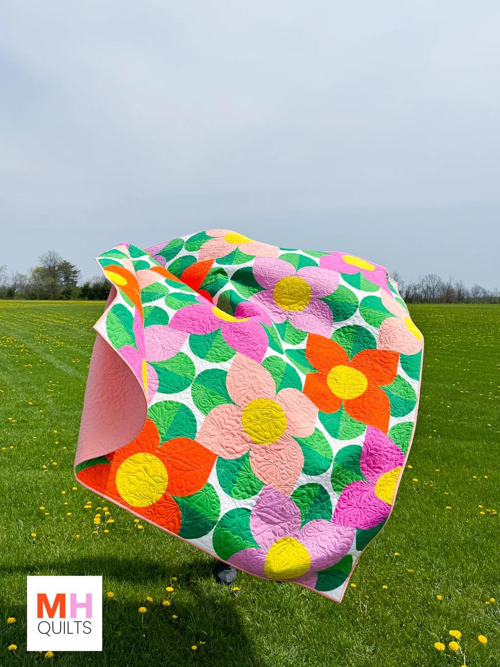 Blooms Quilt Pattern by Modern Handcraft - Etsy
