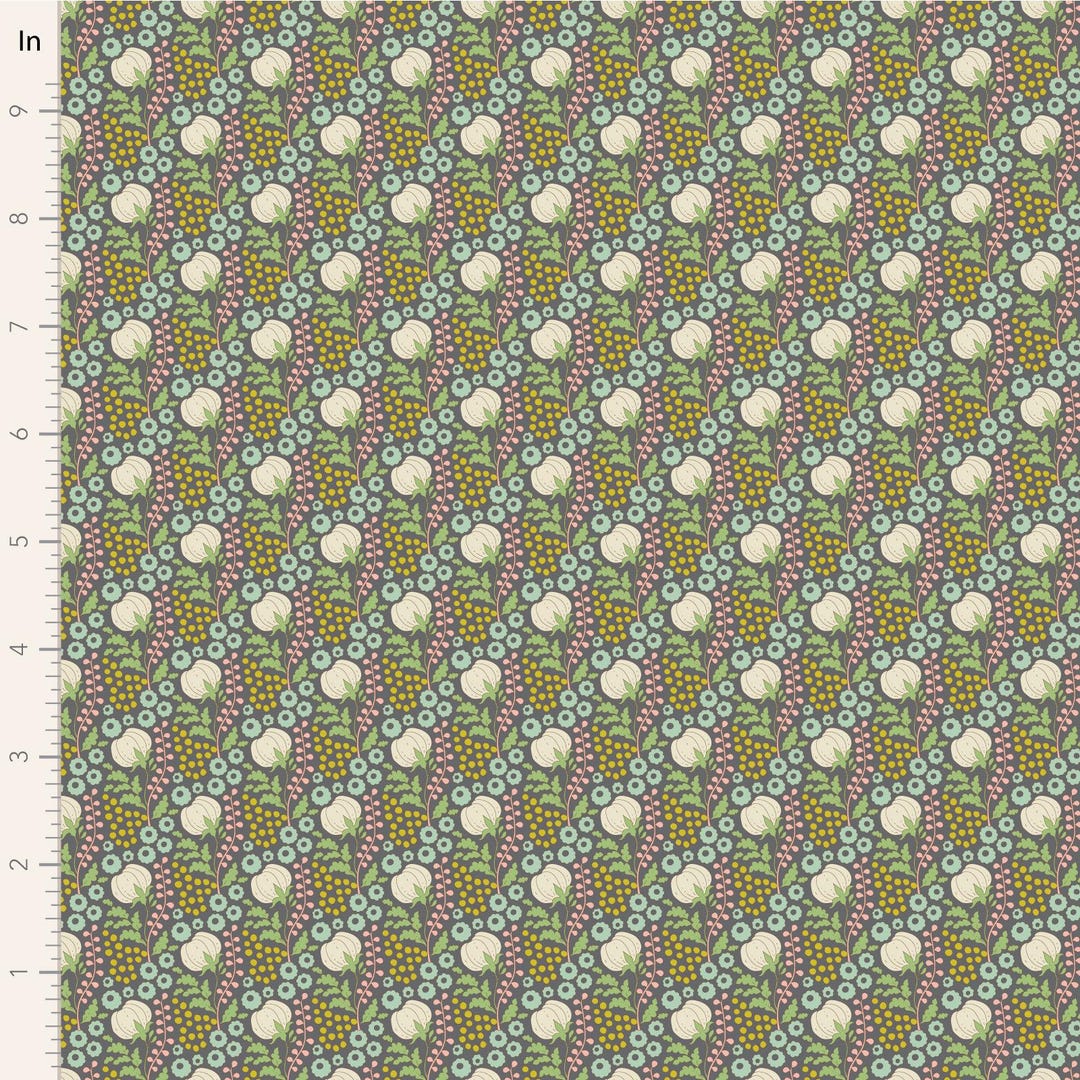 Cottonfield - Greygreen - 100579 - Sanctuary Collection - Tilda Fabrics ...