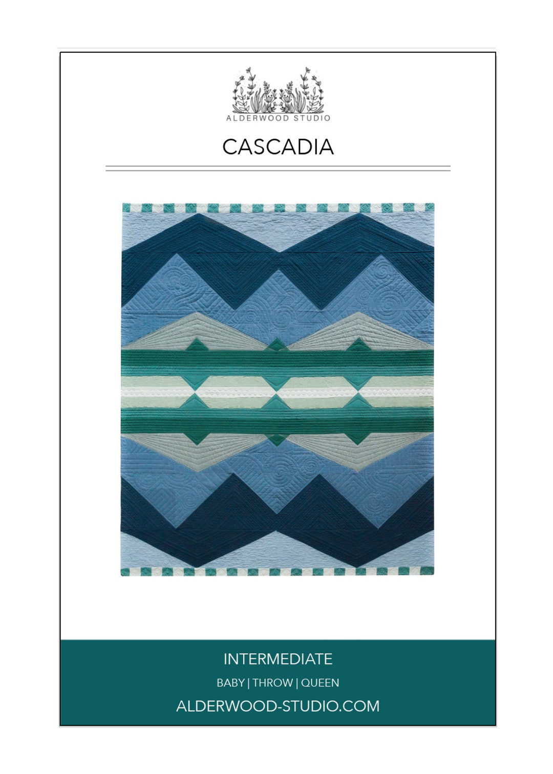 Cascadia Quilt Pattern by Alderwood Studio - Etsy