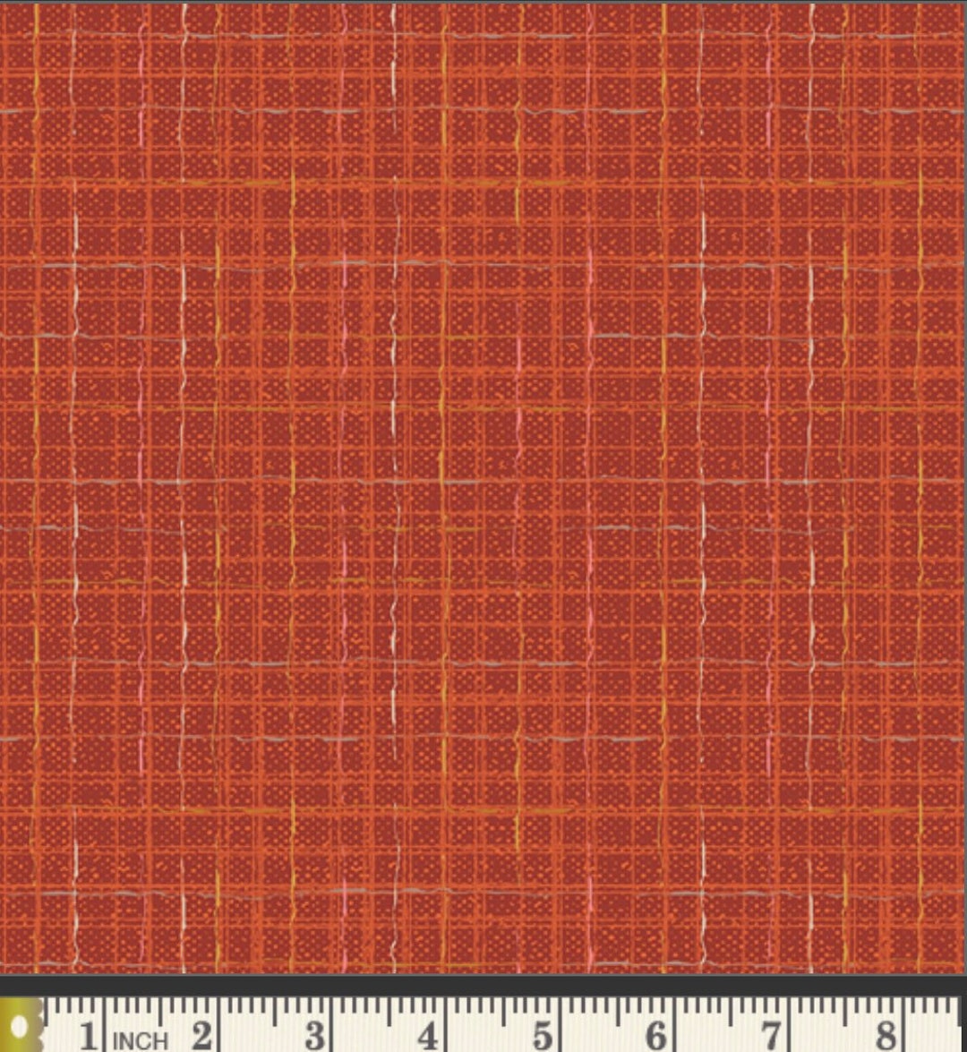 Tweed Pimento - Checkered Elements Collection - Art Gallery Fabrics - Etsy