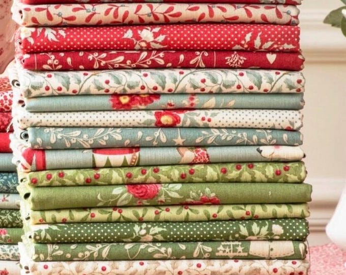 Merry Little Christmas Collection Bundle - 20 Fabrics - Tilda Fabrics ...