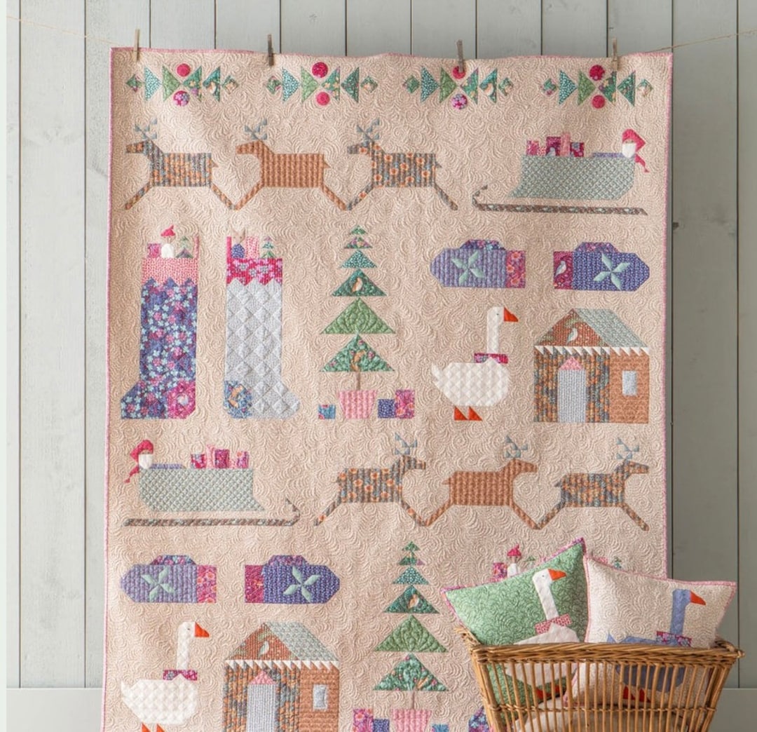 Happy Holidays Quilt Kit Tilda Fabrics - Etsy
