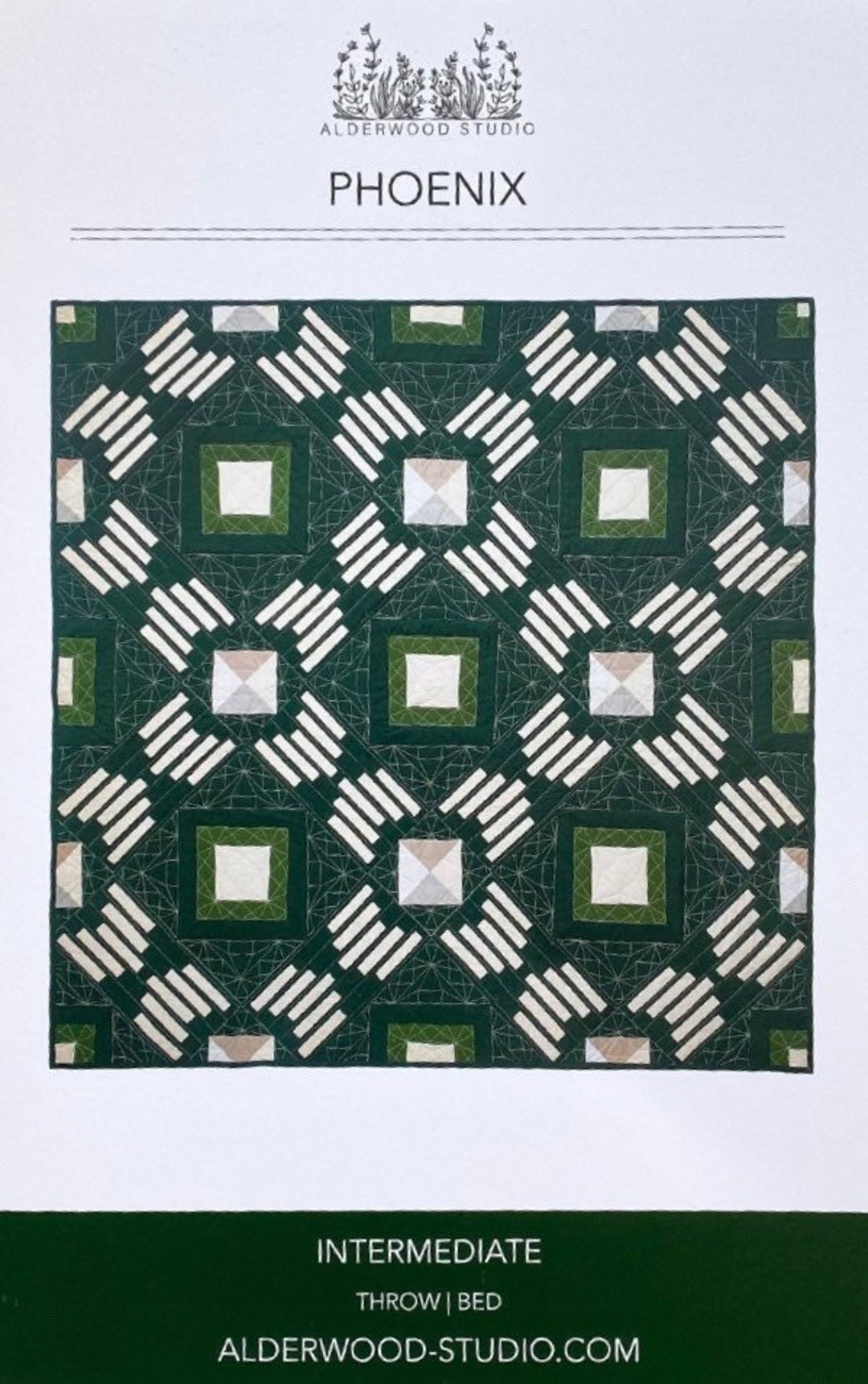 Phoenix Quilt Pattern by Alderwood Studio (paper Copy) - Etsy