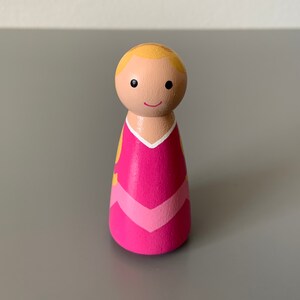 Aurora Princess Peg Doll - Etsy