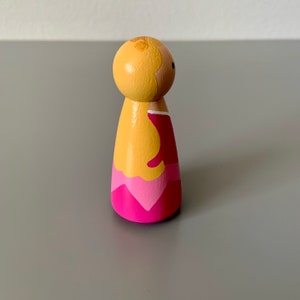 Aurora Princess Peg Doll - Etsy