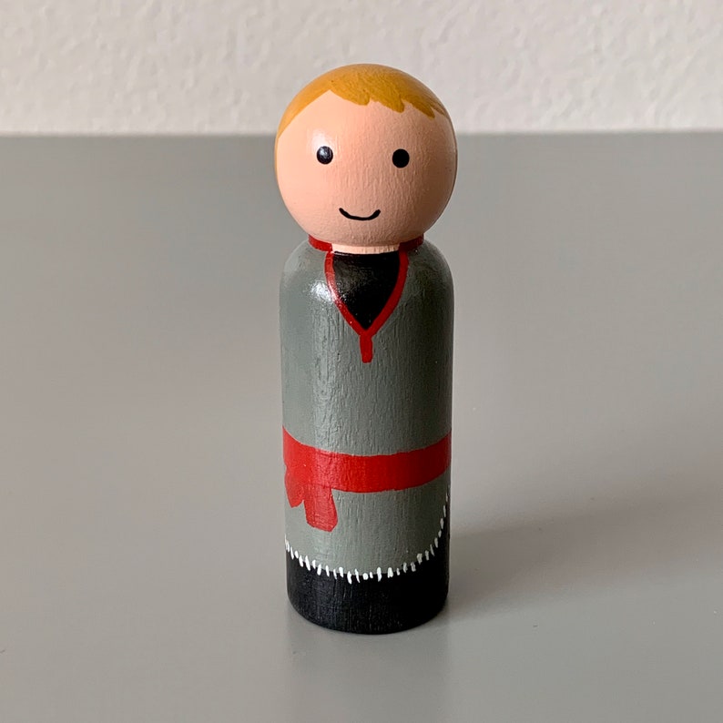 Frozen Peg Doll Set Elsa Anna Olaf Kristoff Sven | Etsy