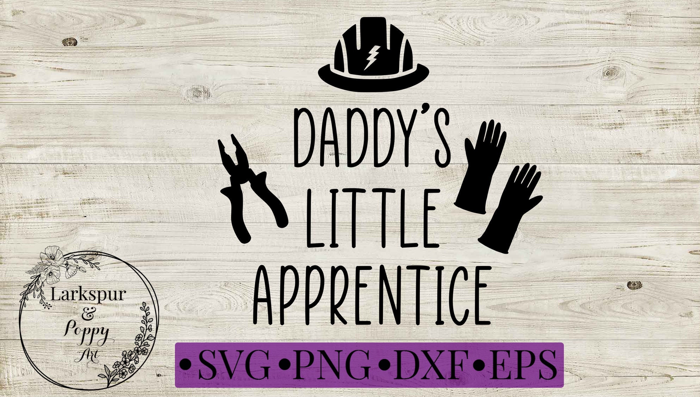 Daddy's Little Apprentice SVG, PNG Lineman Dad, Baby Lineman Onesie ...