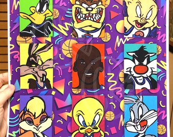 Space jam poster | Etsy