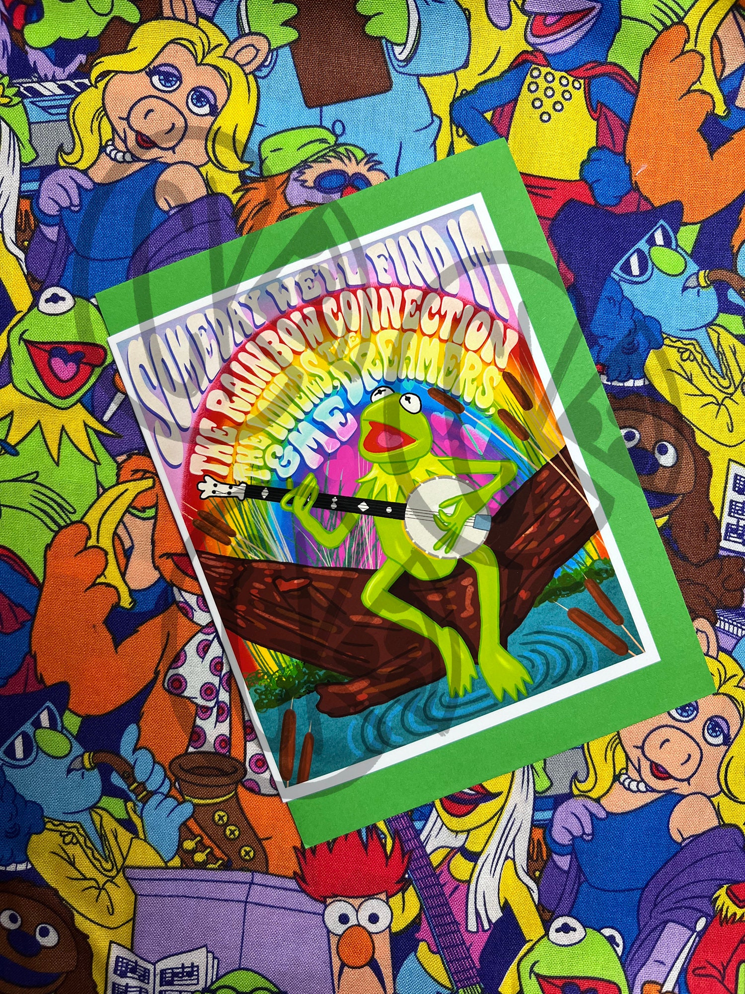 Kermit and the Muppet Show Trio Greeting Card Art Print - Etsy
