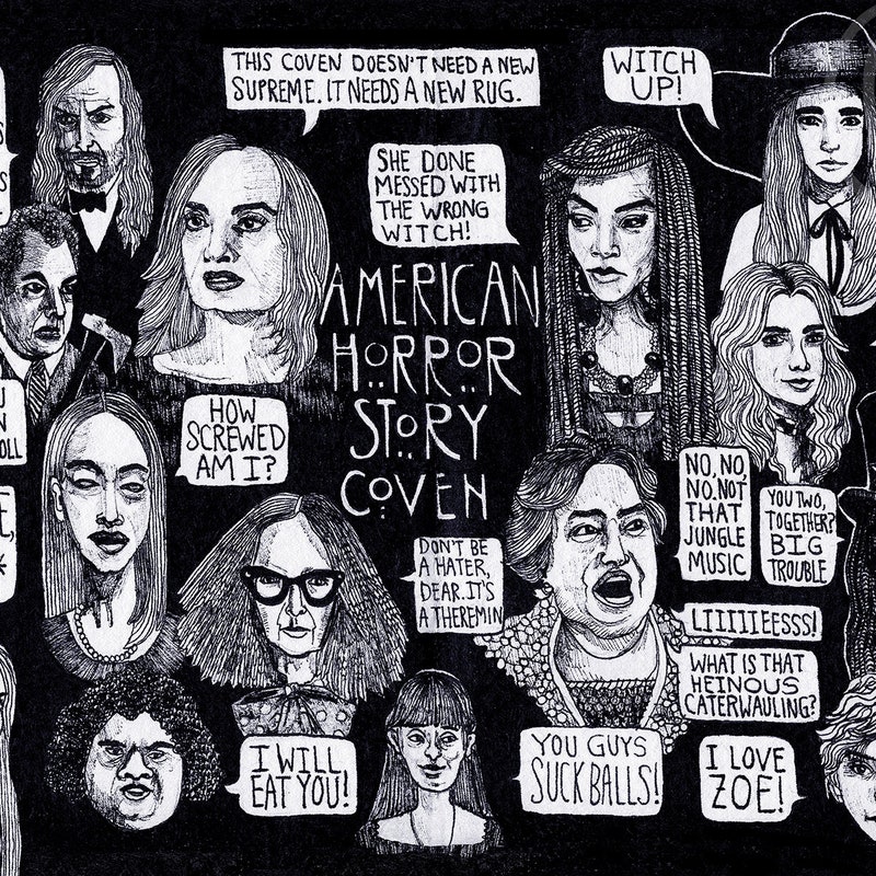 Ahs Coven Art - Etsy