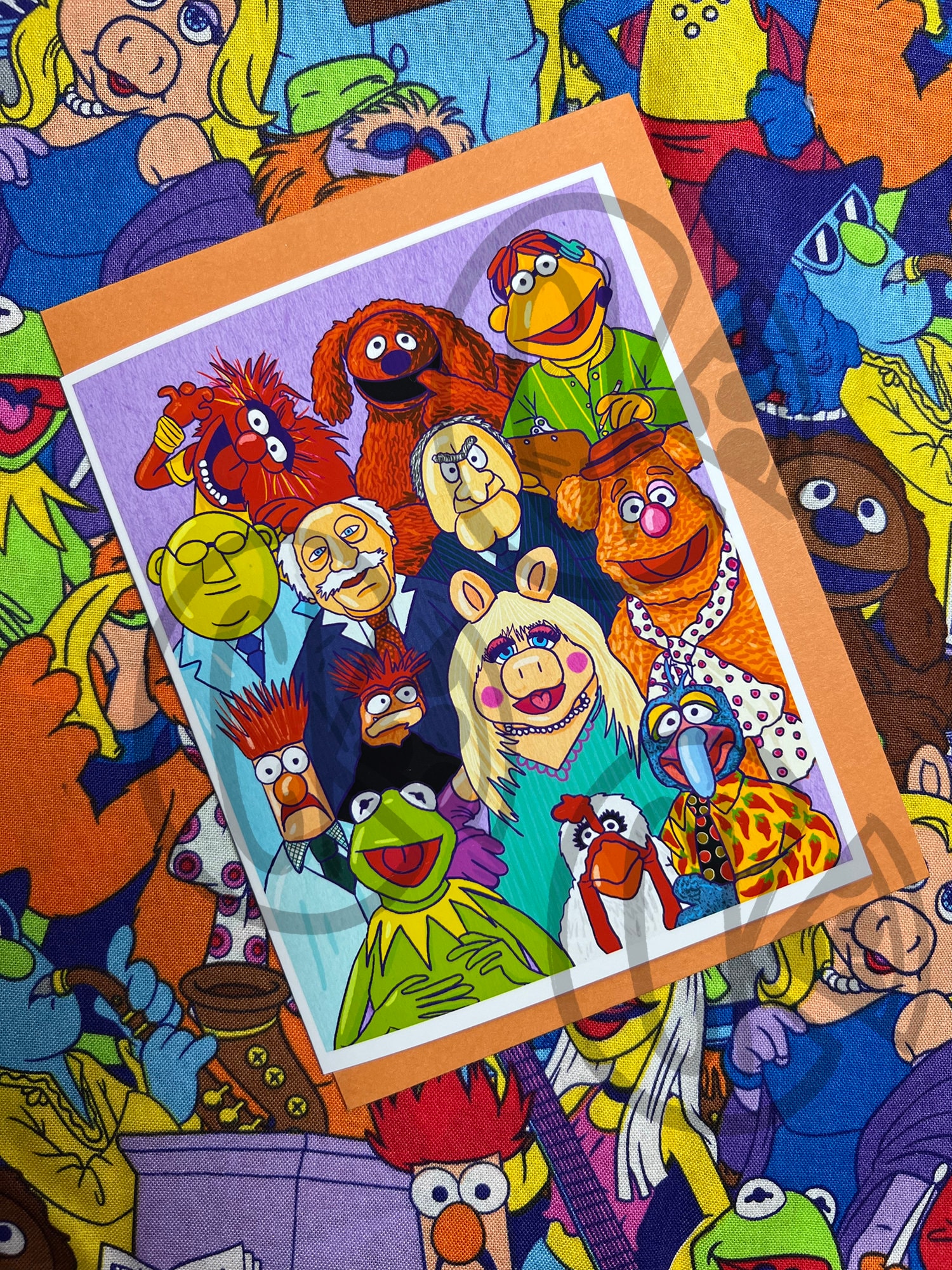 Kermit and the Muppet Show Trio Greeting Card Art Print - Etsy