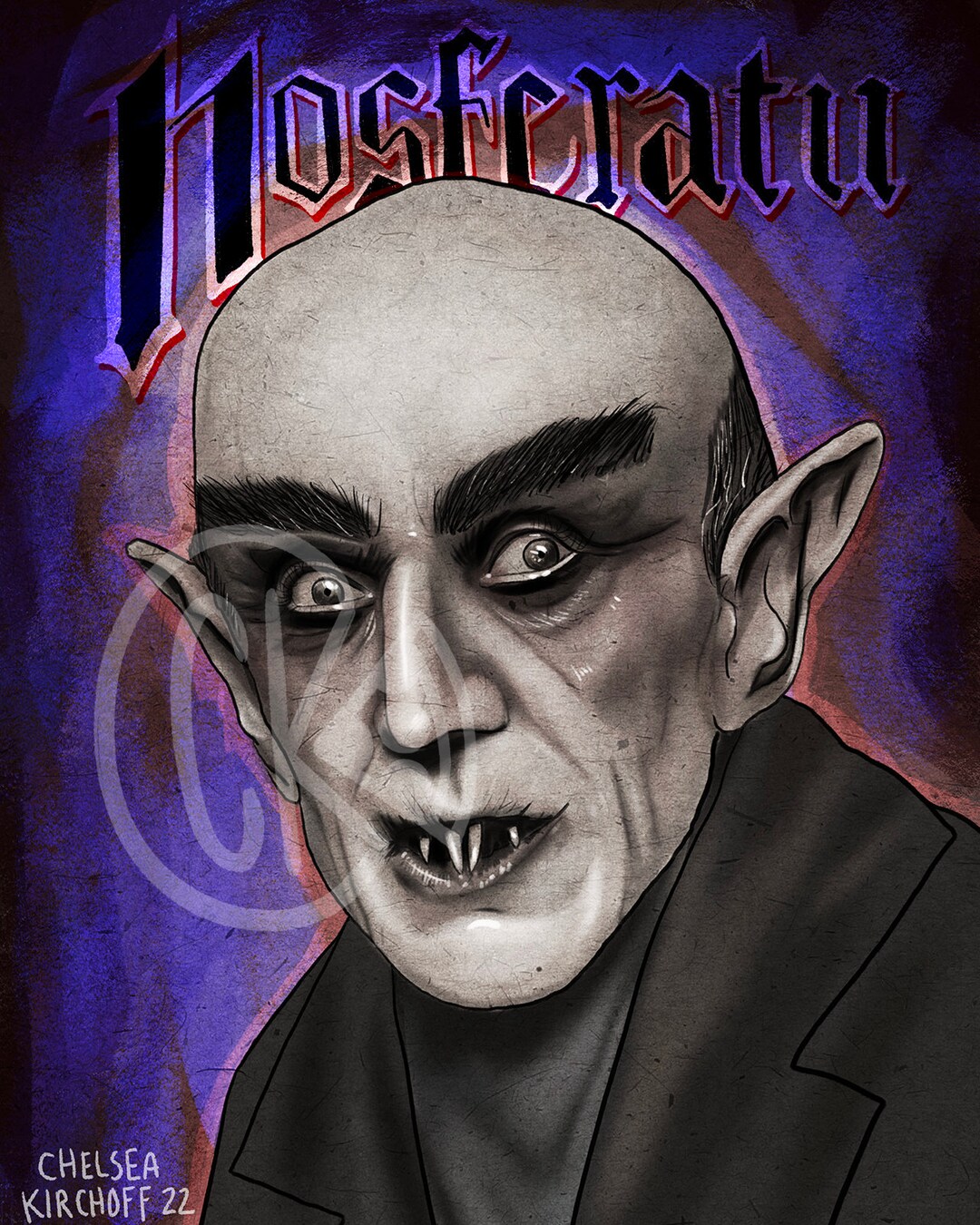 Nosferatu Vampire Max Schreck Art Print - Etsy