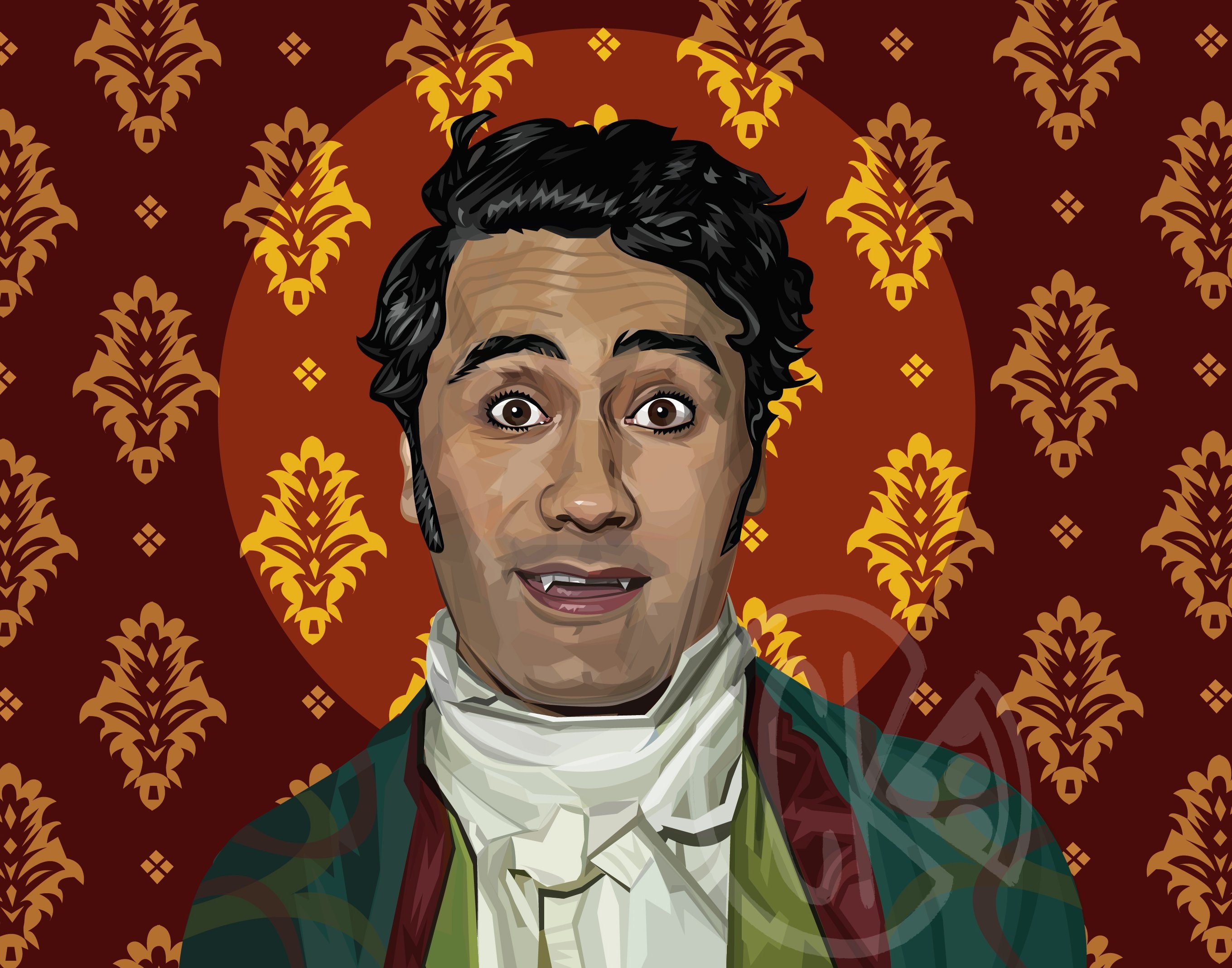 Viago "what We Do in the Shadows" Illustrator Portrait Art Print - Etsy ...