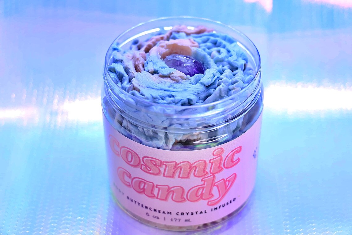 Cosmic Candy Body Butter Crystal Infused Vegan Natural | Etsy