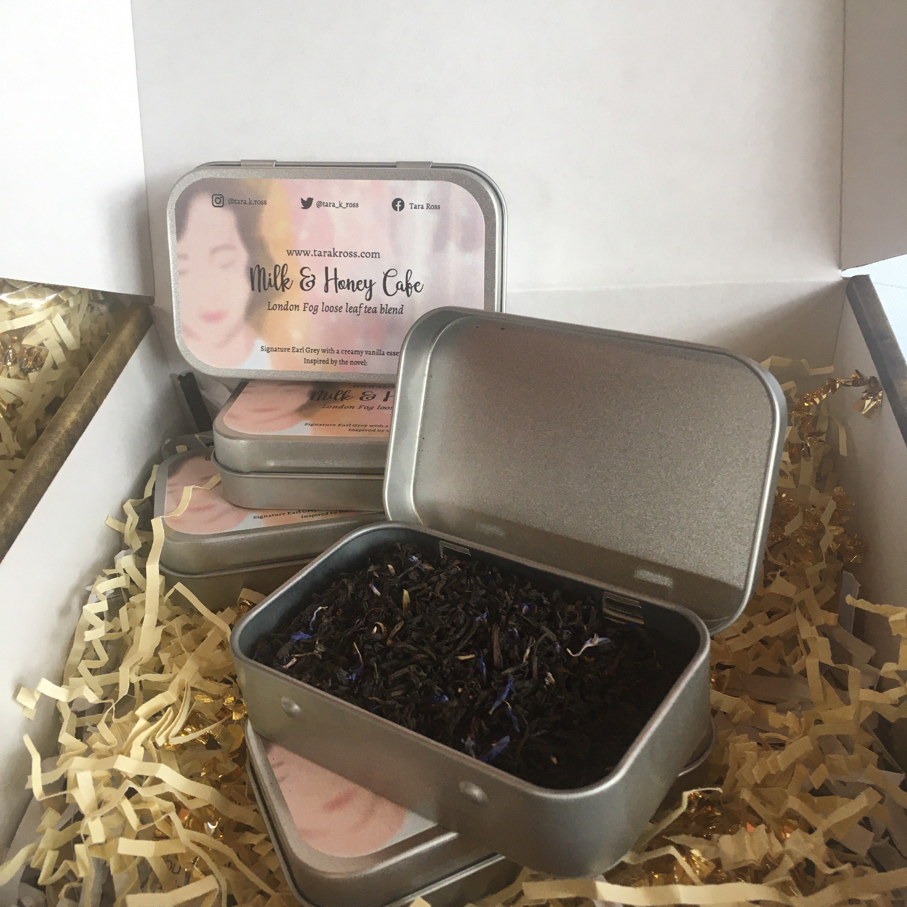 Custom Tea Tins Loose Leaf Tea Wedding Favors Bridal - Etsy