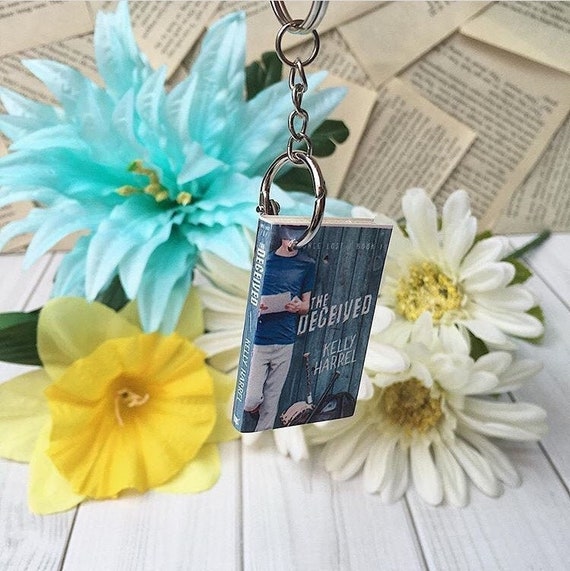 Custom Mini Book Keychains | Etsy