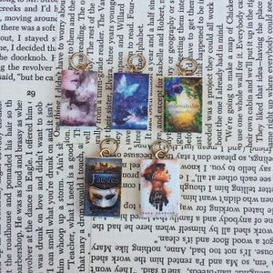 Custom Mini Book Charm Necklace - Etsy