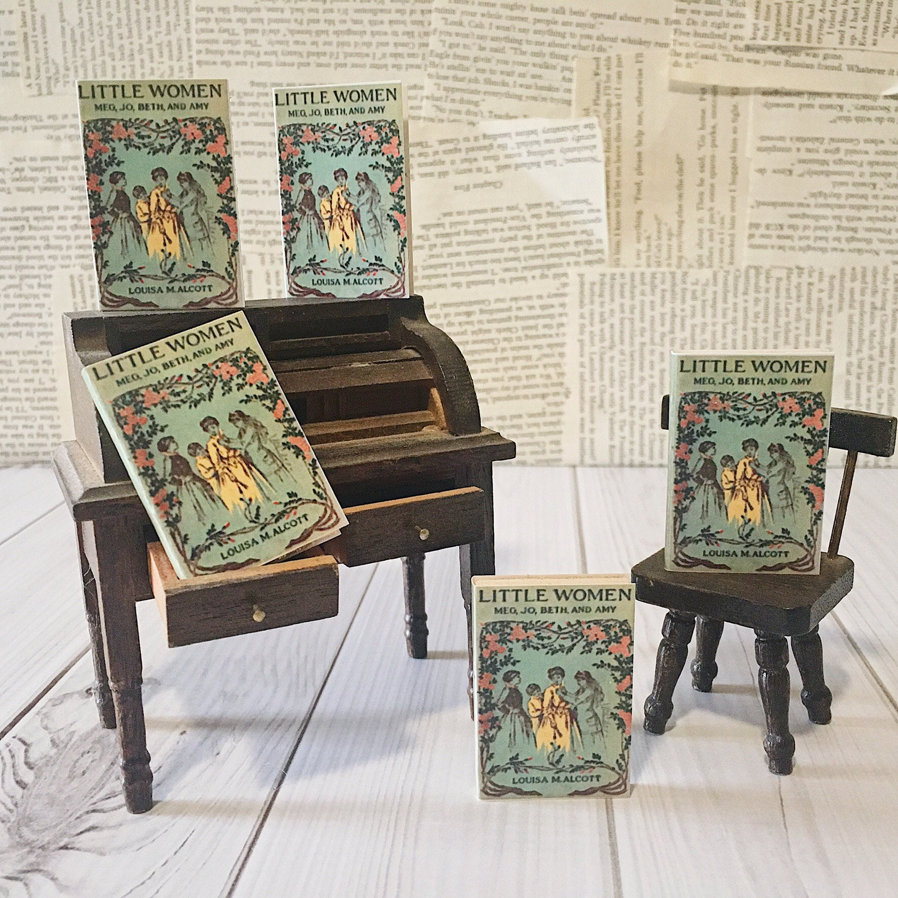 LITTLE WOMEN mini book keychain bookish gifts Little | Etsy