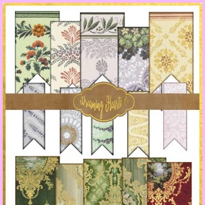 Mini Printable Banner Flags to Add Vintage Charm to Your Papercraft ...