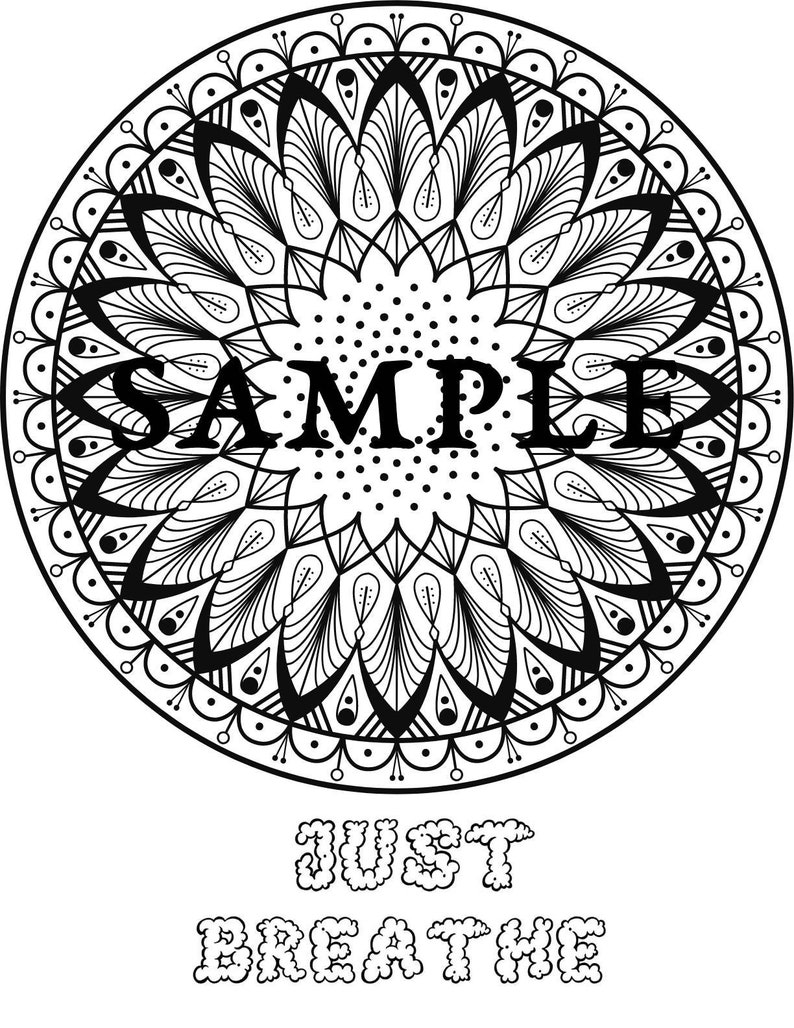 Self-esteem Coloring Book With 20 Pages of Affirmations and Mantras to ...