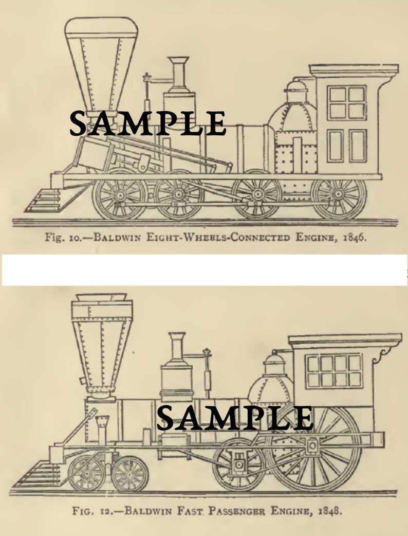 Steam Engine Locomotive Trains and Parts to Add Steampunk Edge and to ...