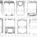 Ink Savers' Printable Antique Line Art Journal Pages Vintage Ephemera ...