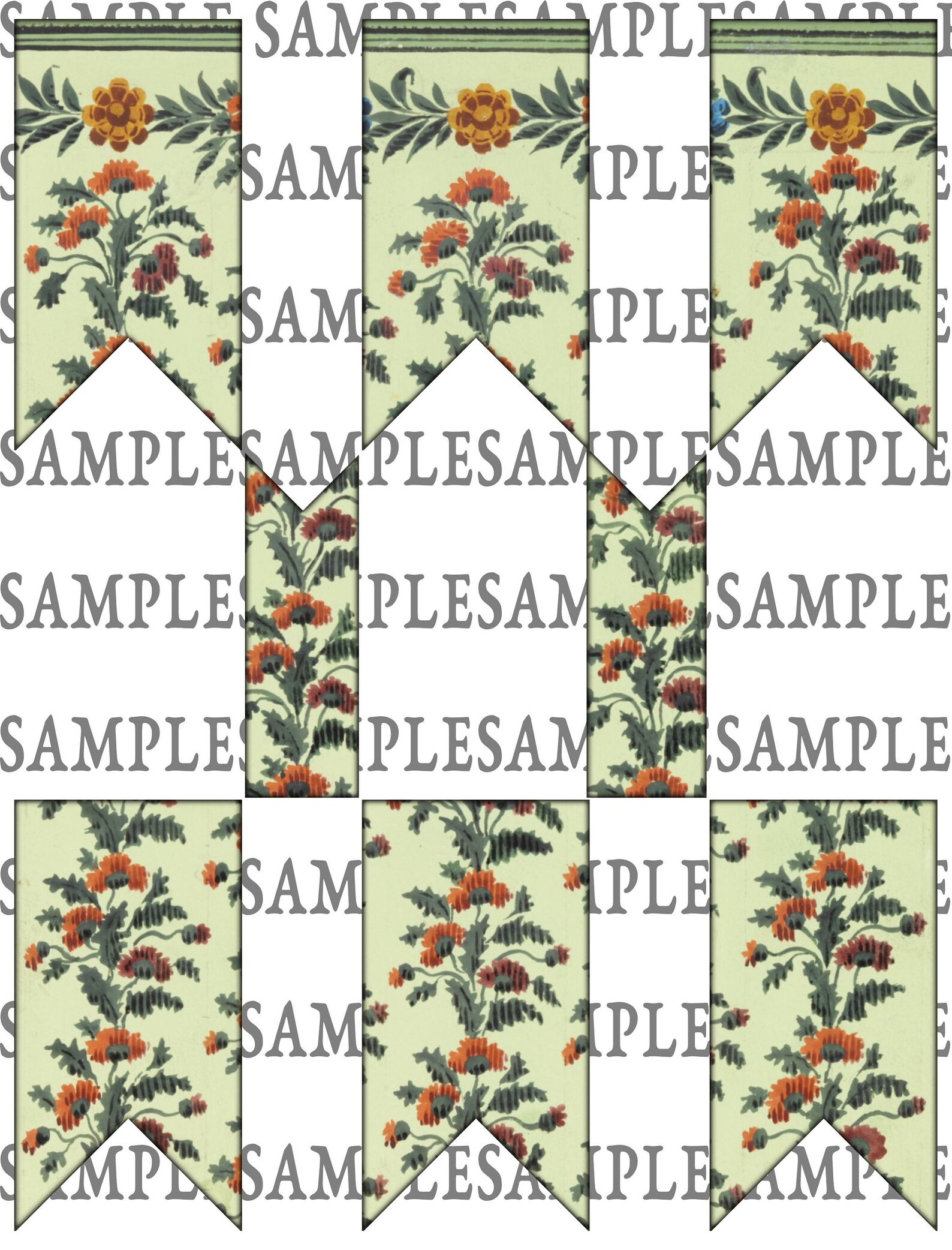 Mini Printable Banner Flags to Add Vintage Charm to Your Papercraft ...
