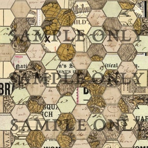 Vintage Patchwork Scrapbook Papers set of 5 for Your - Etsy