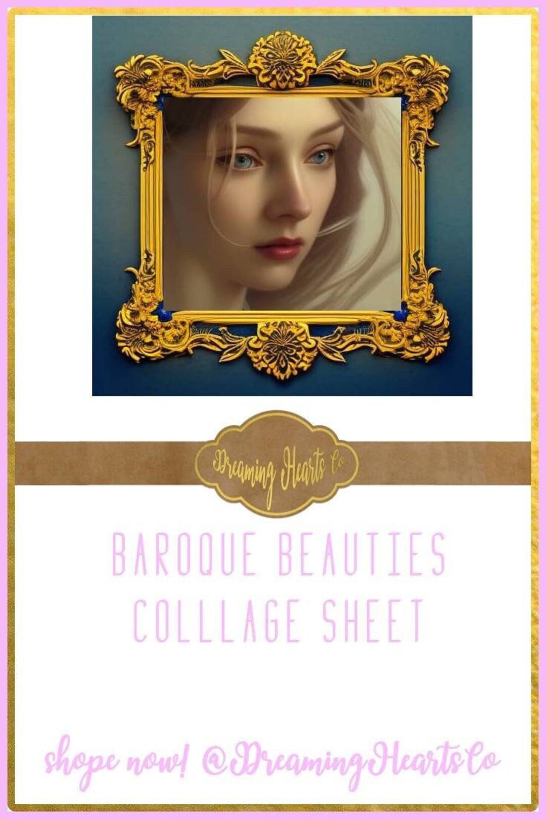 Baroque Beauties Collage Sheet Printable Vintage Ephemera for Your Junk ...