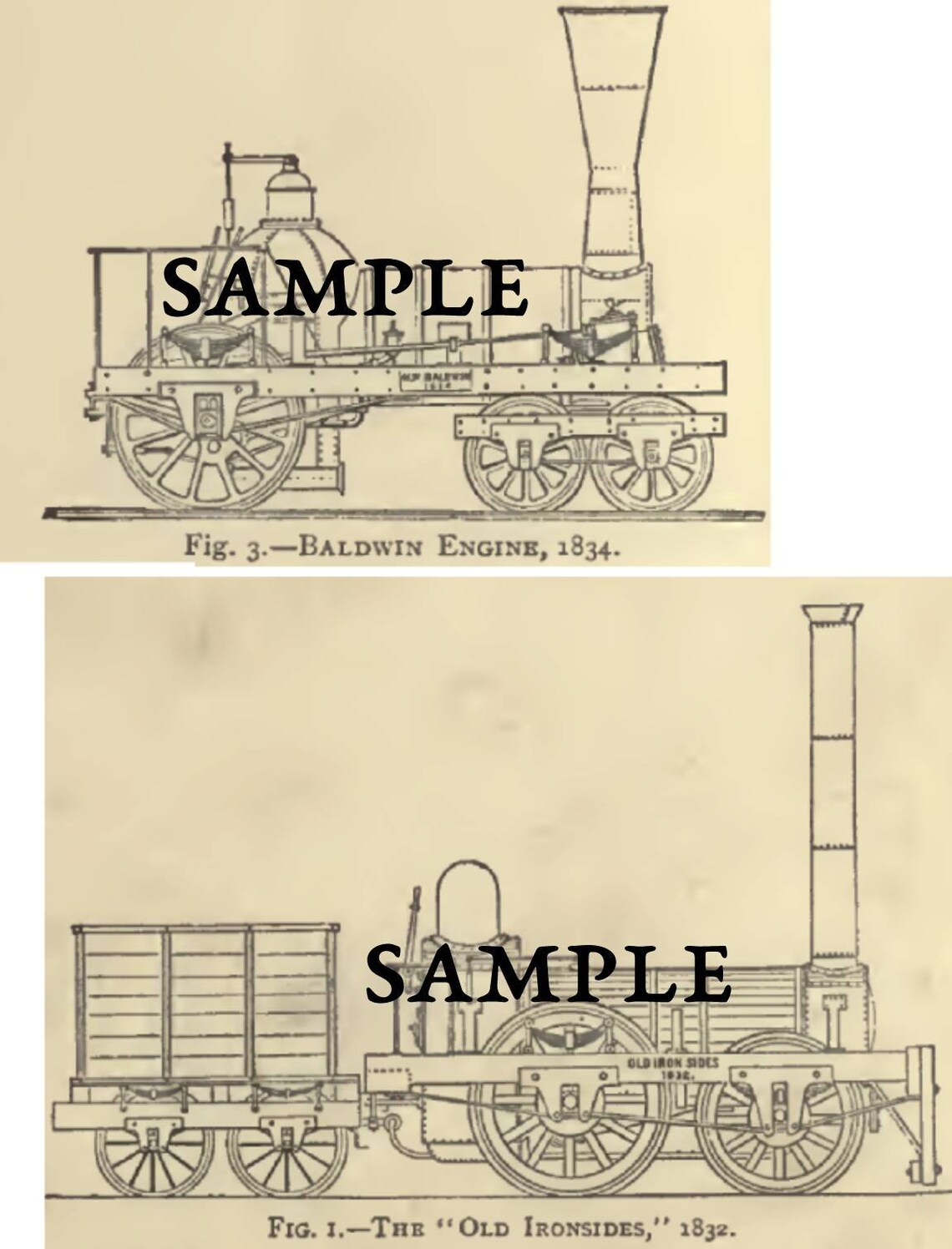 Steam Engine Locomotive Trains and Parts to Add Steampunk Edge and to ...