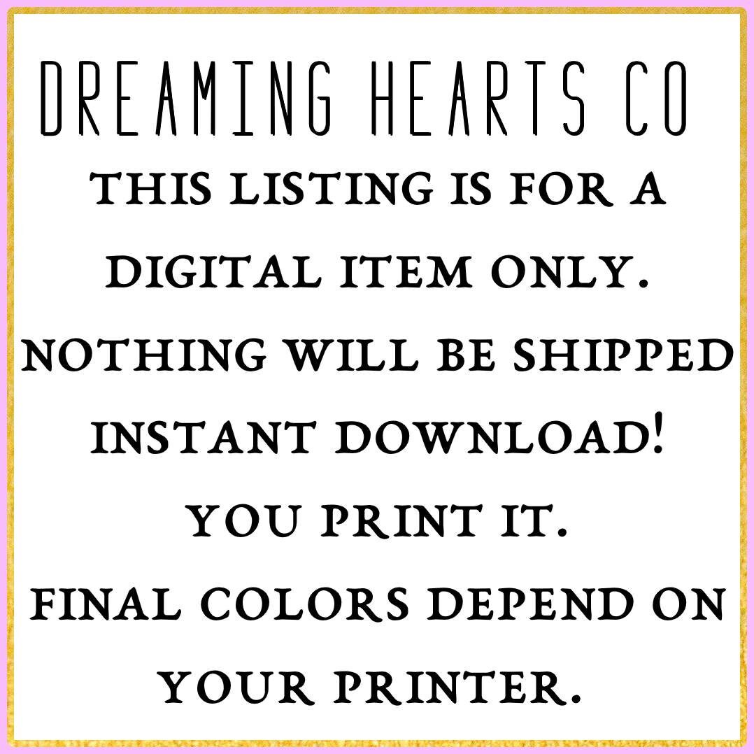 Printable Vintage Floral Frame Ten Pack Instant Download Victorian ...