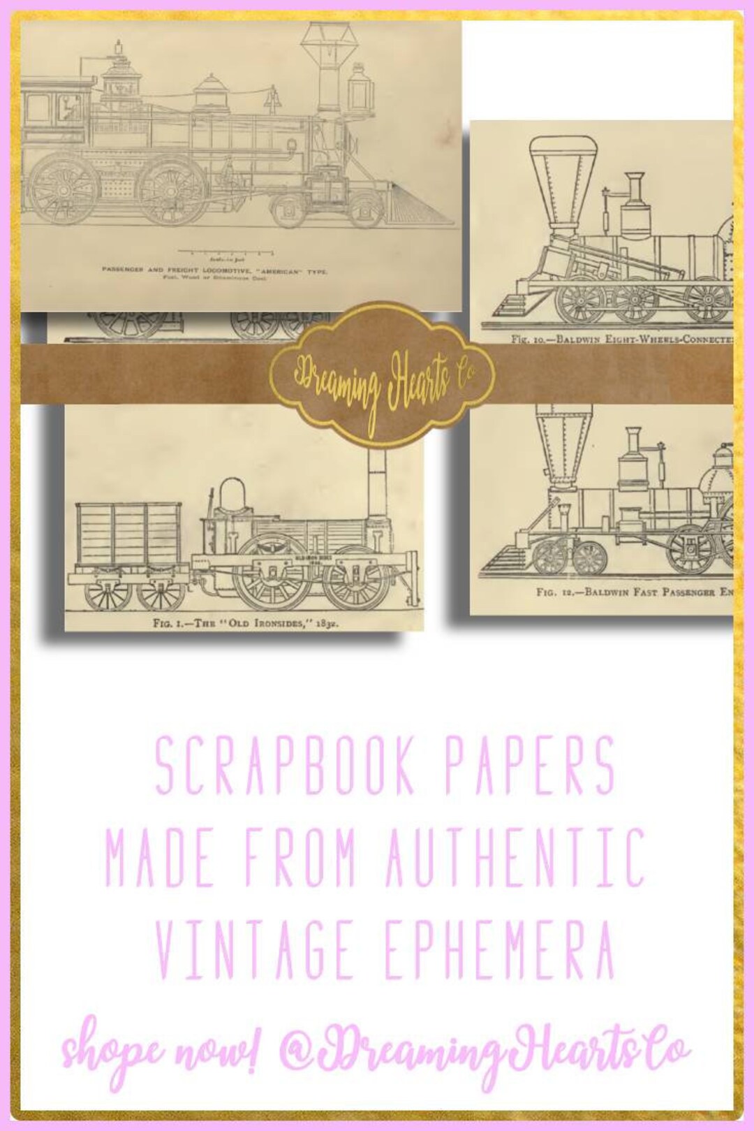 Steam Engine Locomotive Trains and Parts to Add Steampunk Edge and to ...