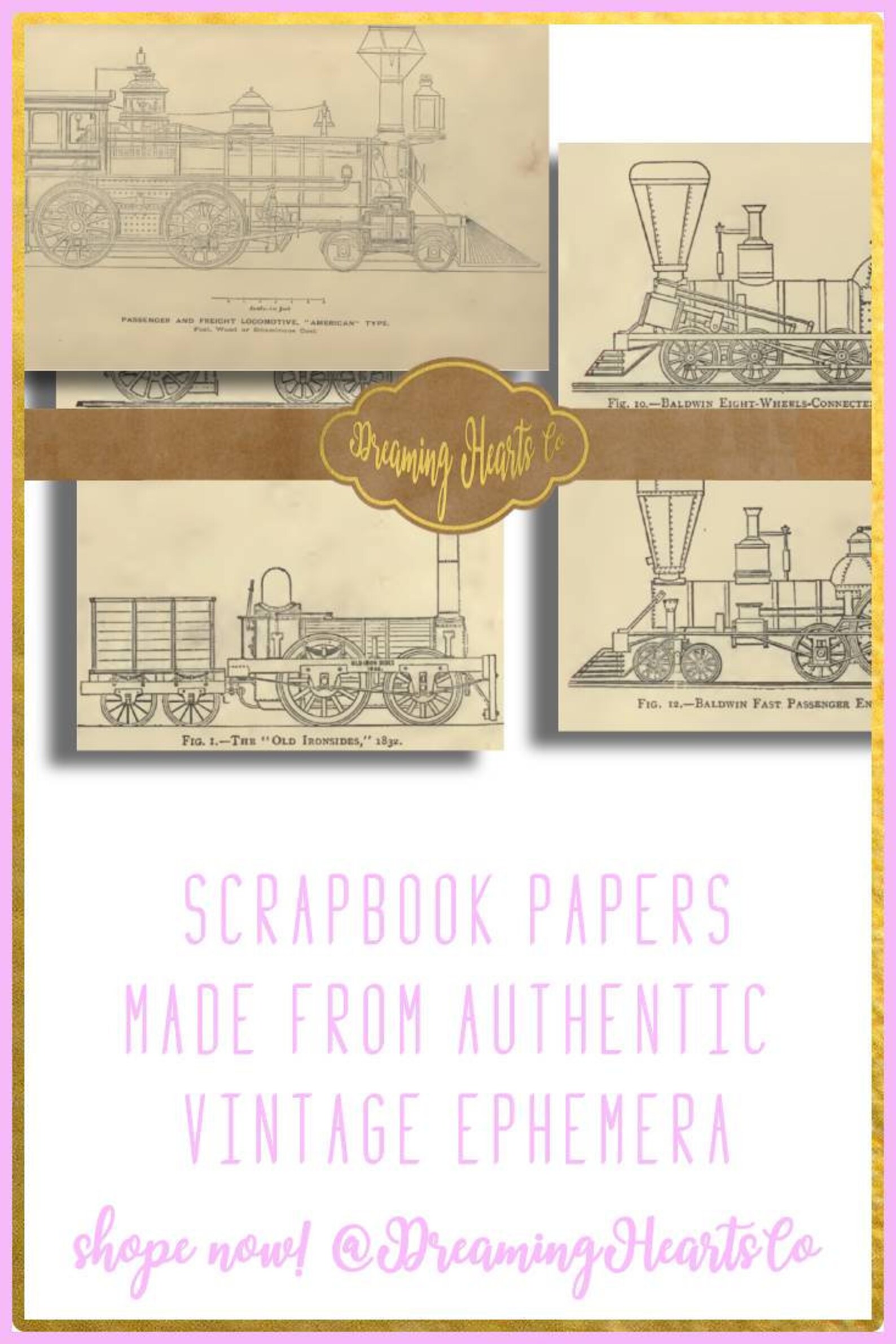 Steam Engine Locomotive Trains and Parts to Add Steampunk Edge and to ...