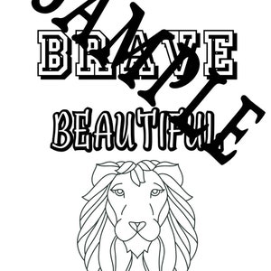 Self-esteem Coloring Book With 20 Pages of Affirmations and Mantras to ...