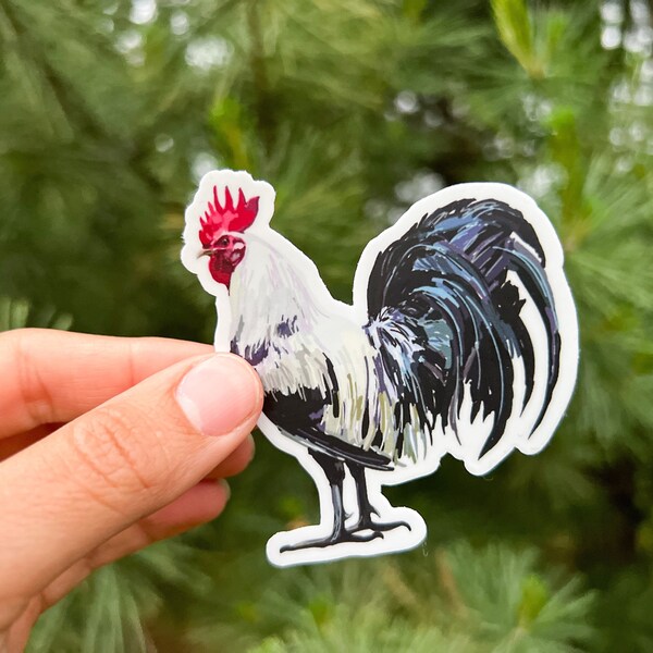 Rooster Decal - Etsy