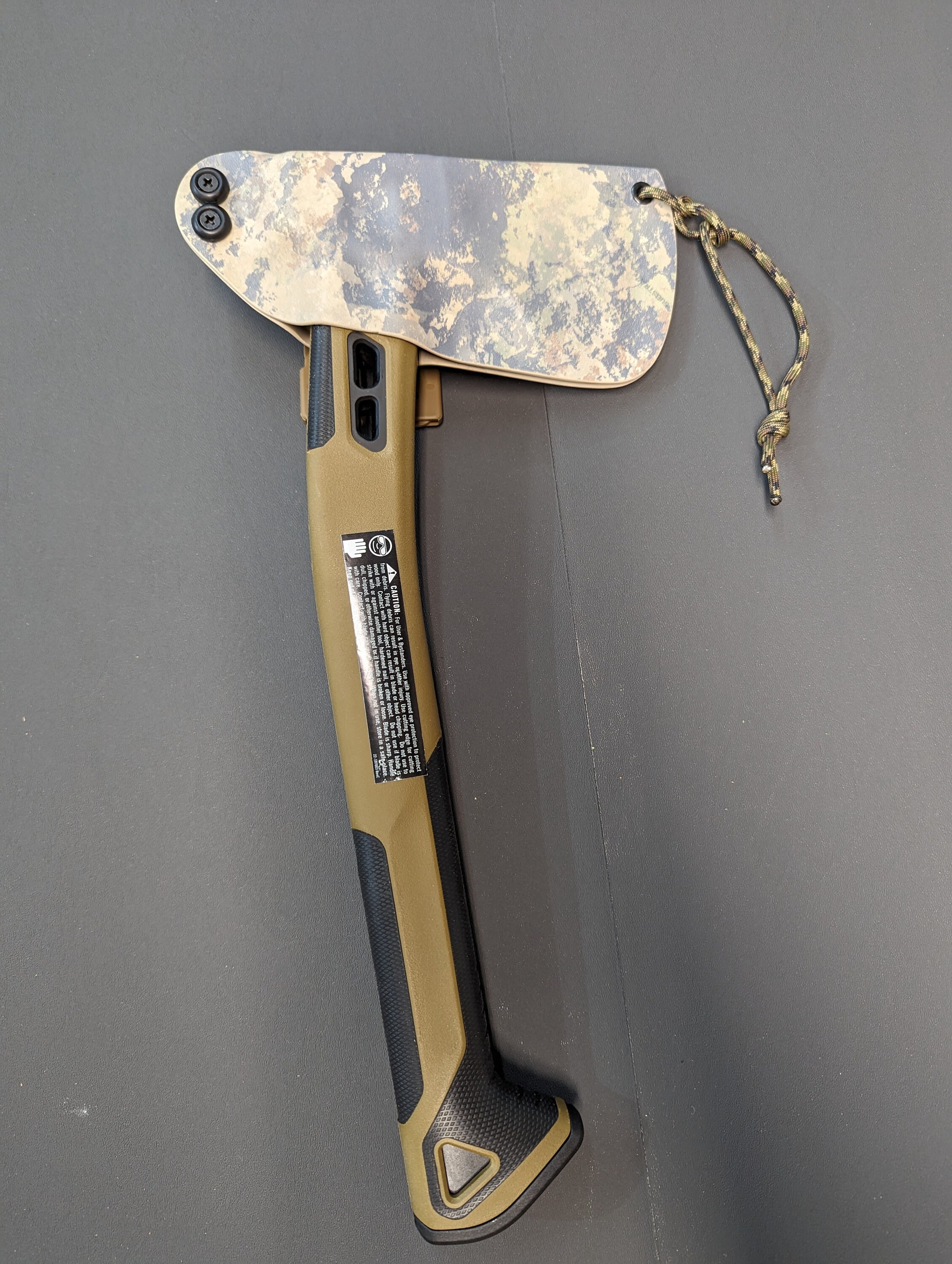 Gerber Bushcraft Hatchet Sheath Cover Holster Kydex Various Colors ...