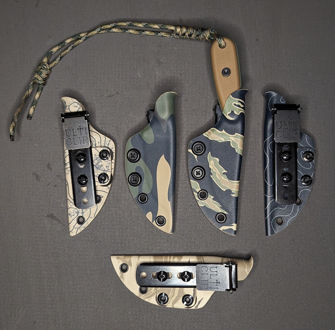 ESEE Izula 1 or 2 Knife Sheath With Ulticlip ESEE Izula 1 or 2 Knife ...