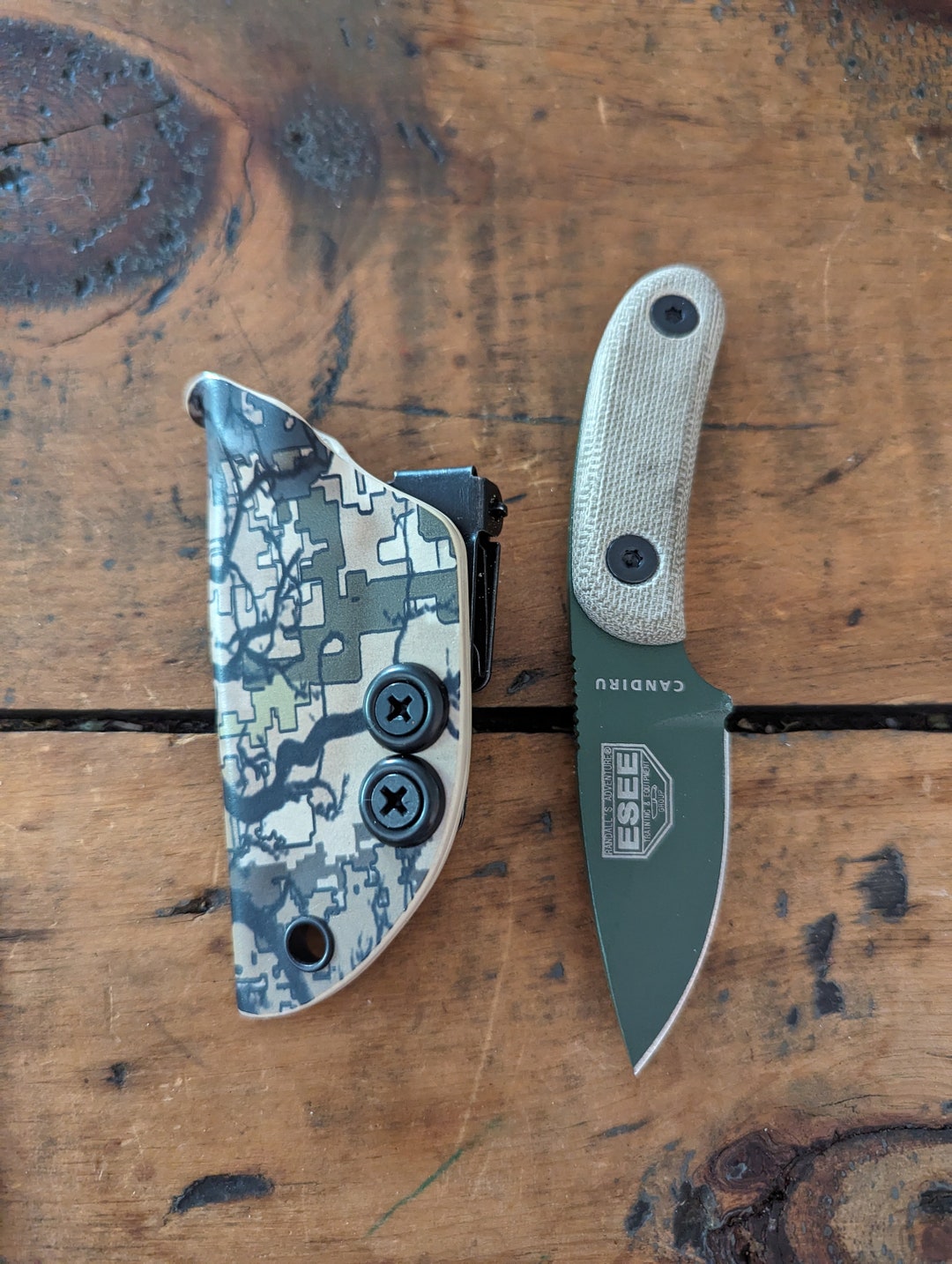 ESEE Candiru Knife Sheath With Ulticlip ESEE Candiru Knife Scabbard With Ulticlip Various Colors ...